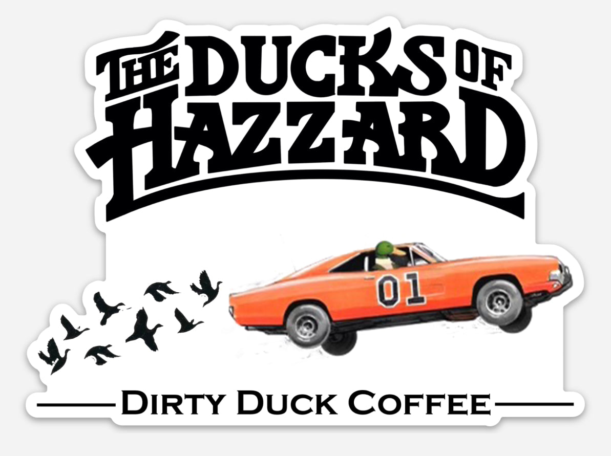 Ducks Of Hazzard Decal – Dirty Duck Coffee Company